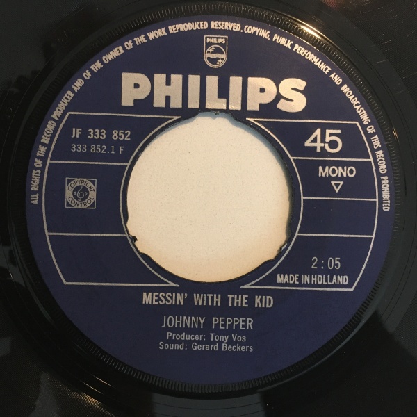 Johnny Pepper | Messin With The Kid | Rare soul 45s