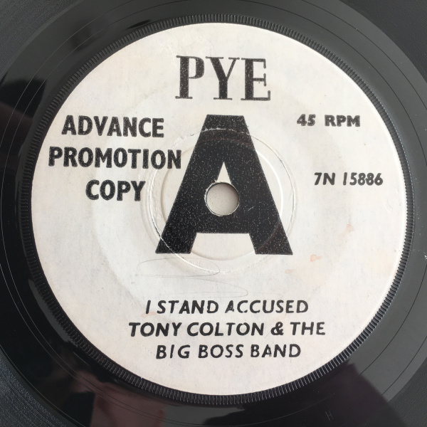 Tony Colton | I Stand Accused | Rare soul 45s